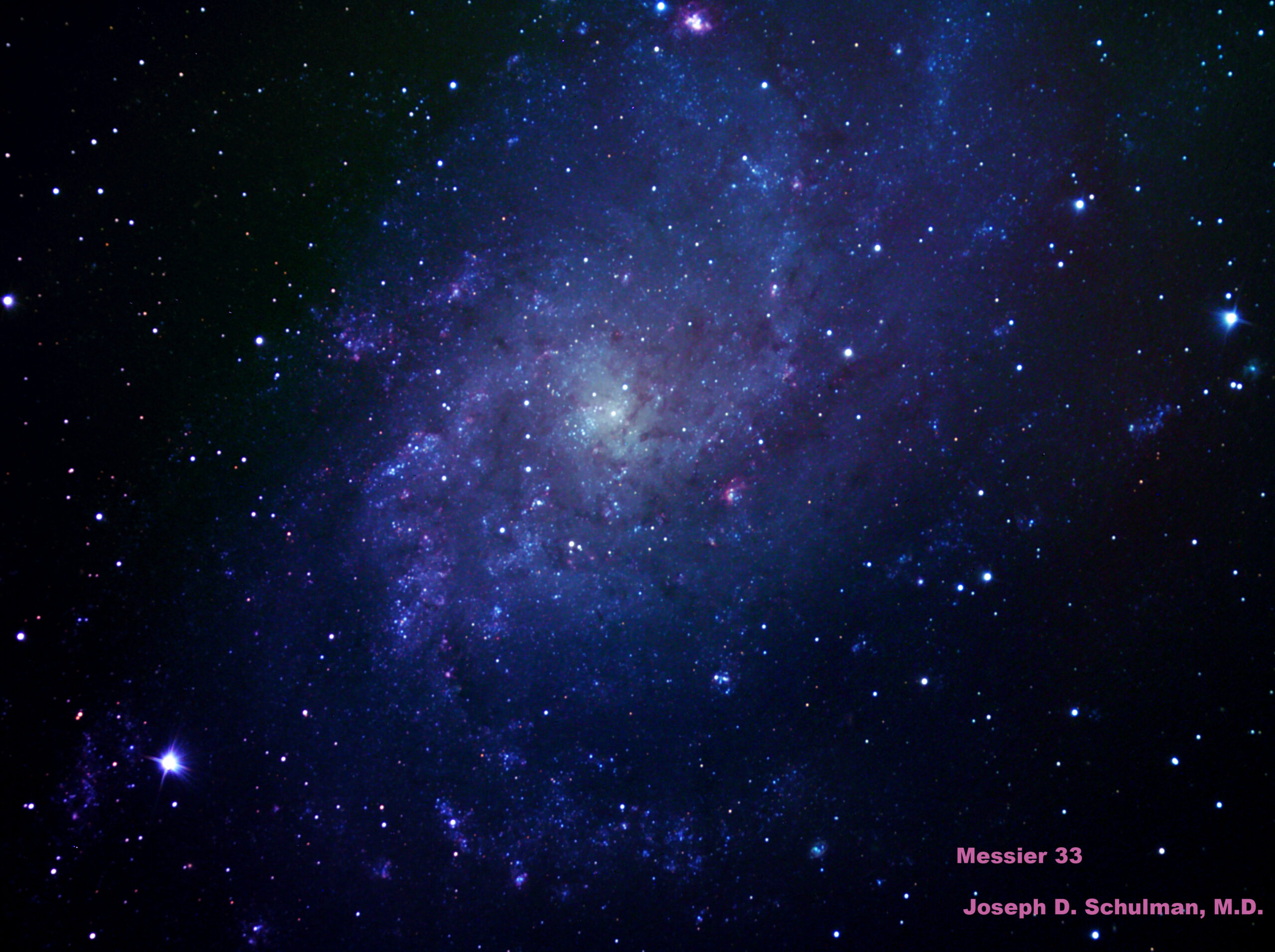 Messier 33 - Spiral Galaxy in Triangulum » Deep-Sky Images - Celestial Photography - Night Sky ...