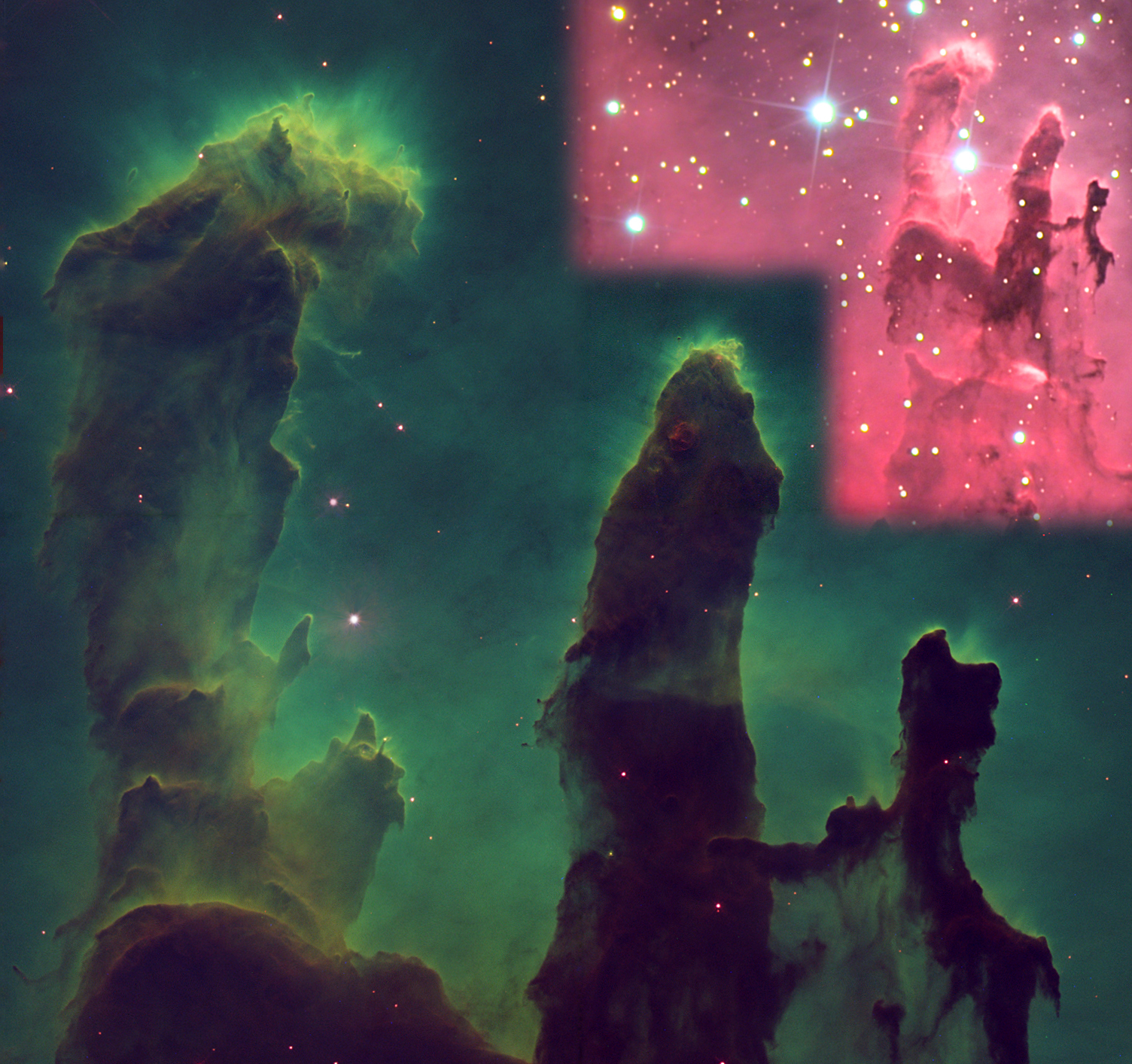 Messier 16 - Eagle Nebula and the Pillars of Creation » Deep-Sky Images - Celestial Photography ...