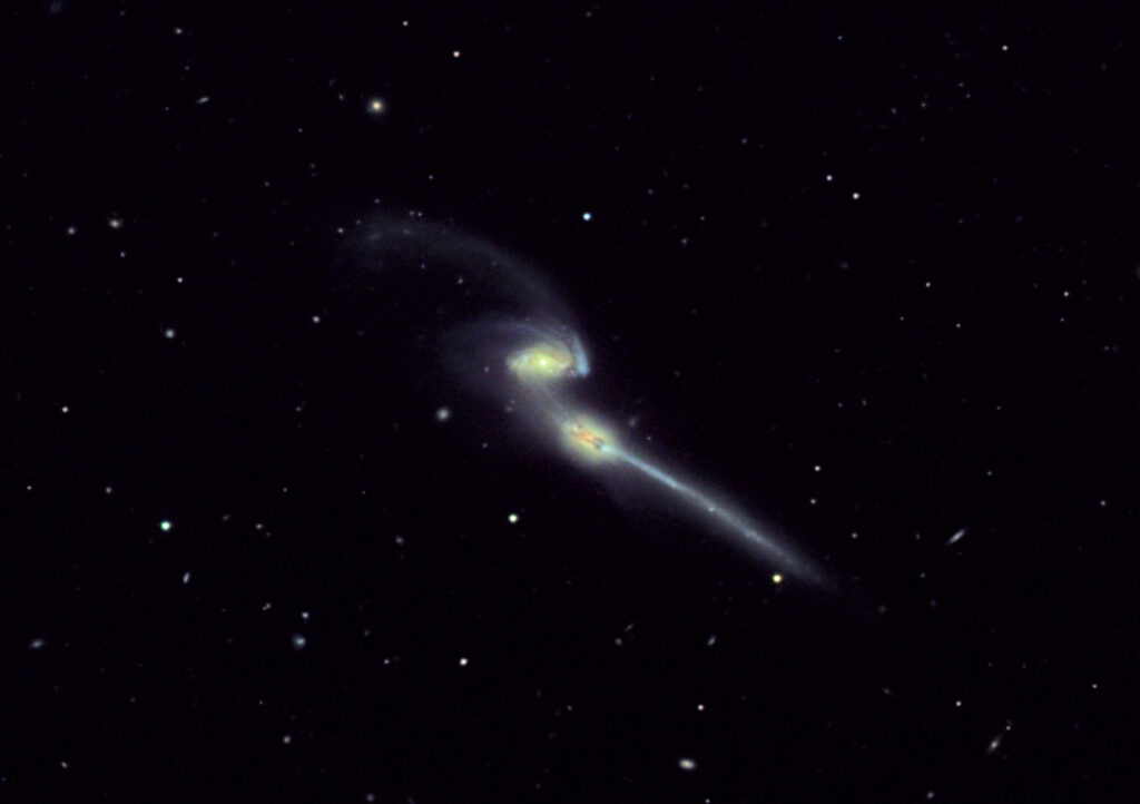 NGC 4676 (Mice Galaxies) - Colliding Galaxies » Deep-Sky Images ...