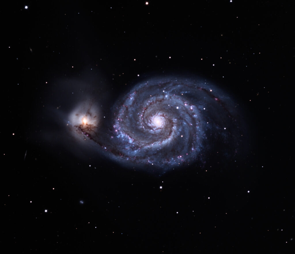Messier 51 (Whirlpool Galaxy) - Spiral Galaxy » Deep-Sky Images ...